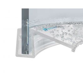 8mm Glass Shower Door Seals B007F | Shower Seal Ltd